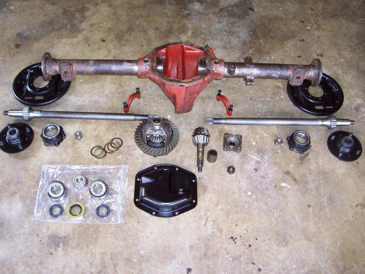 Eric's Garage: TR3A differential and rear suspension