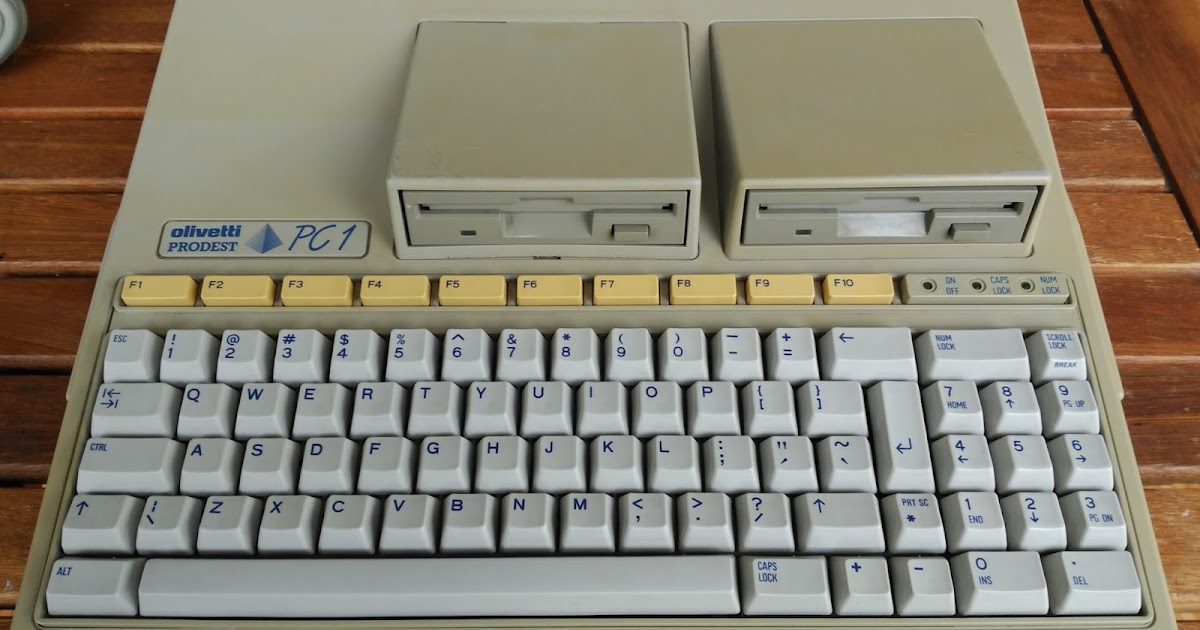 Retro Ordenadores Orty: Olivetti Prodest PC1 (1987) (dos disqueteras).