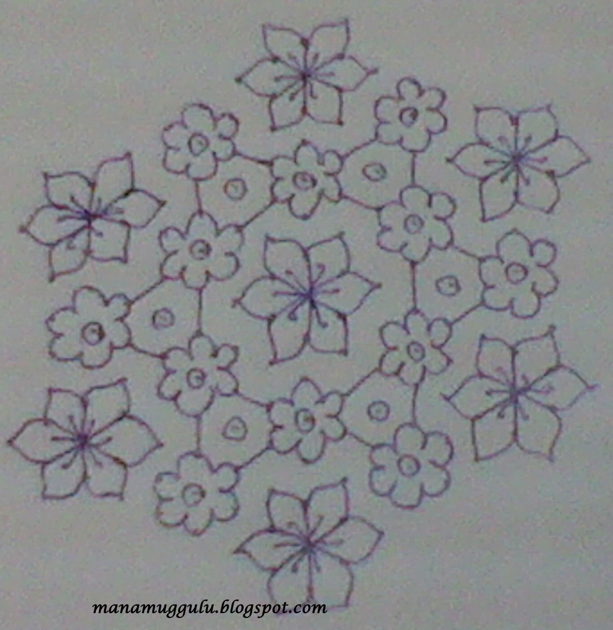 Beautiful Muggu - MANA MUGGULU