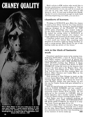 Rick Baker - Famous Monsters 105 | Blood Curdling Blog of Monster Masks