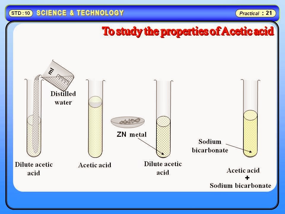 Physics Learn: Physical and chemical properties of acetic acid. Science ...