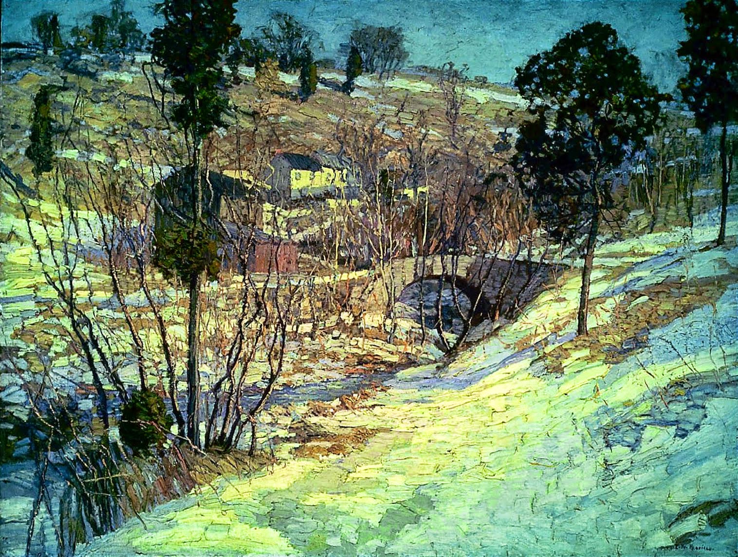Edward Willis Redfield | Impressionist Landscape painter | Tutt'Art ...