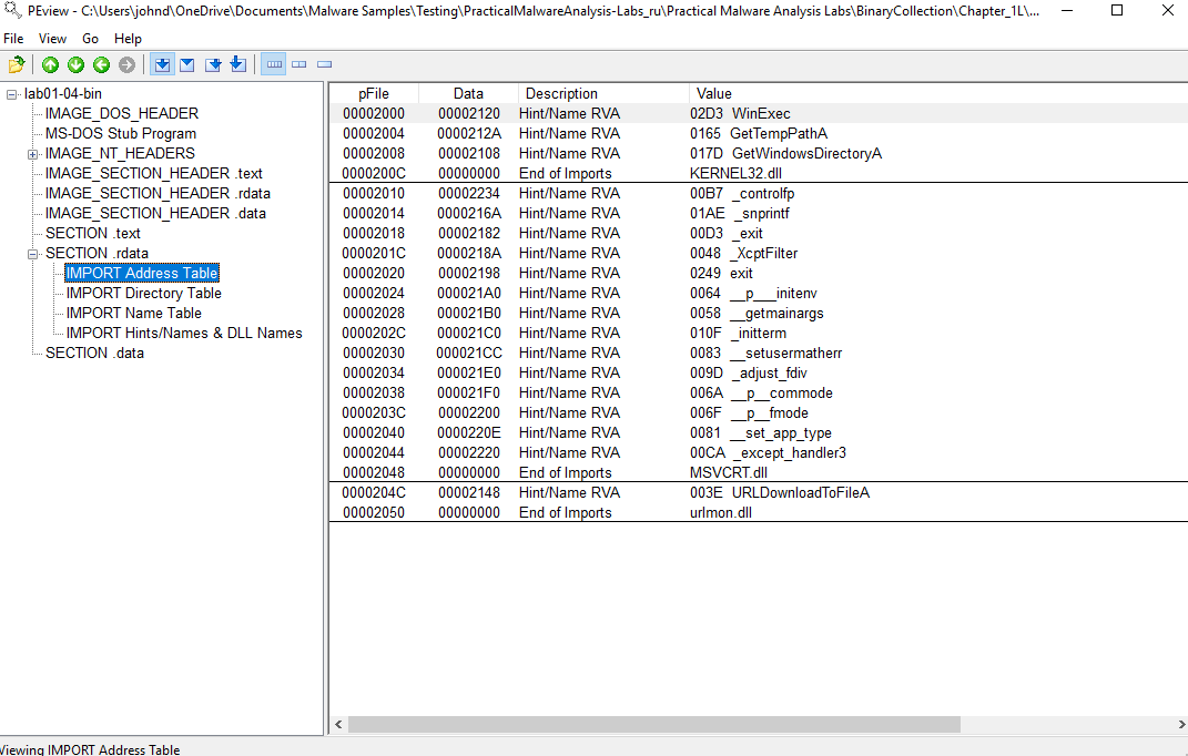 Lab 1-4 | Practical Malware Analysis