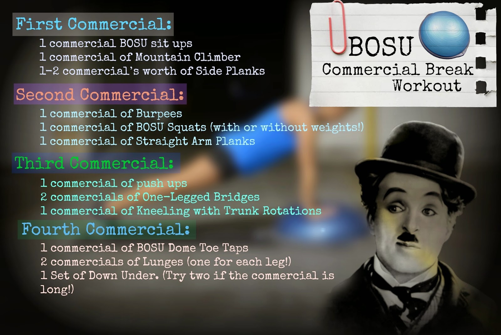 BOSU Commercial Break Workout ~ Balance.Body.BOSU.