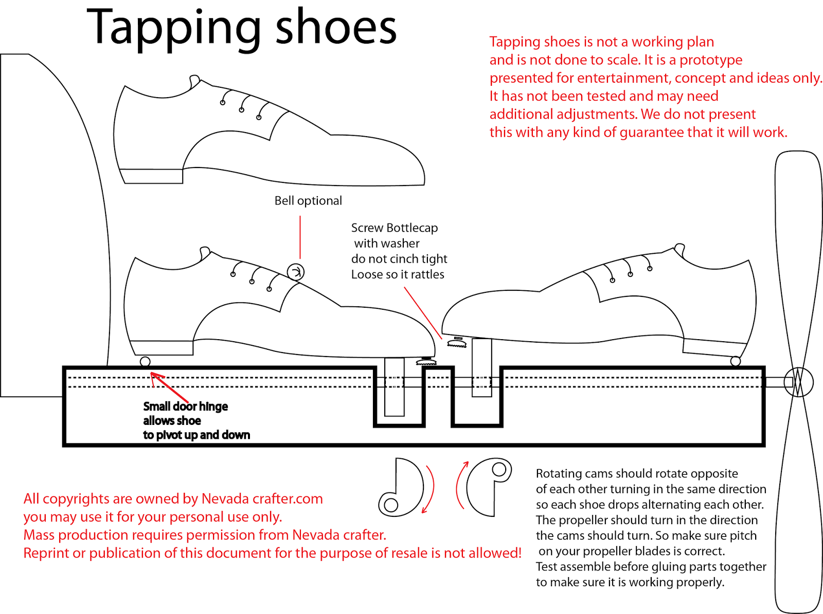 Free Patterns and ideas: Tap dancing whirligig