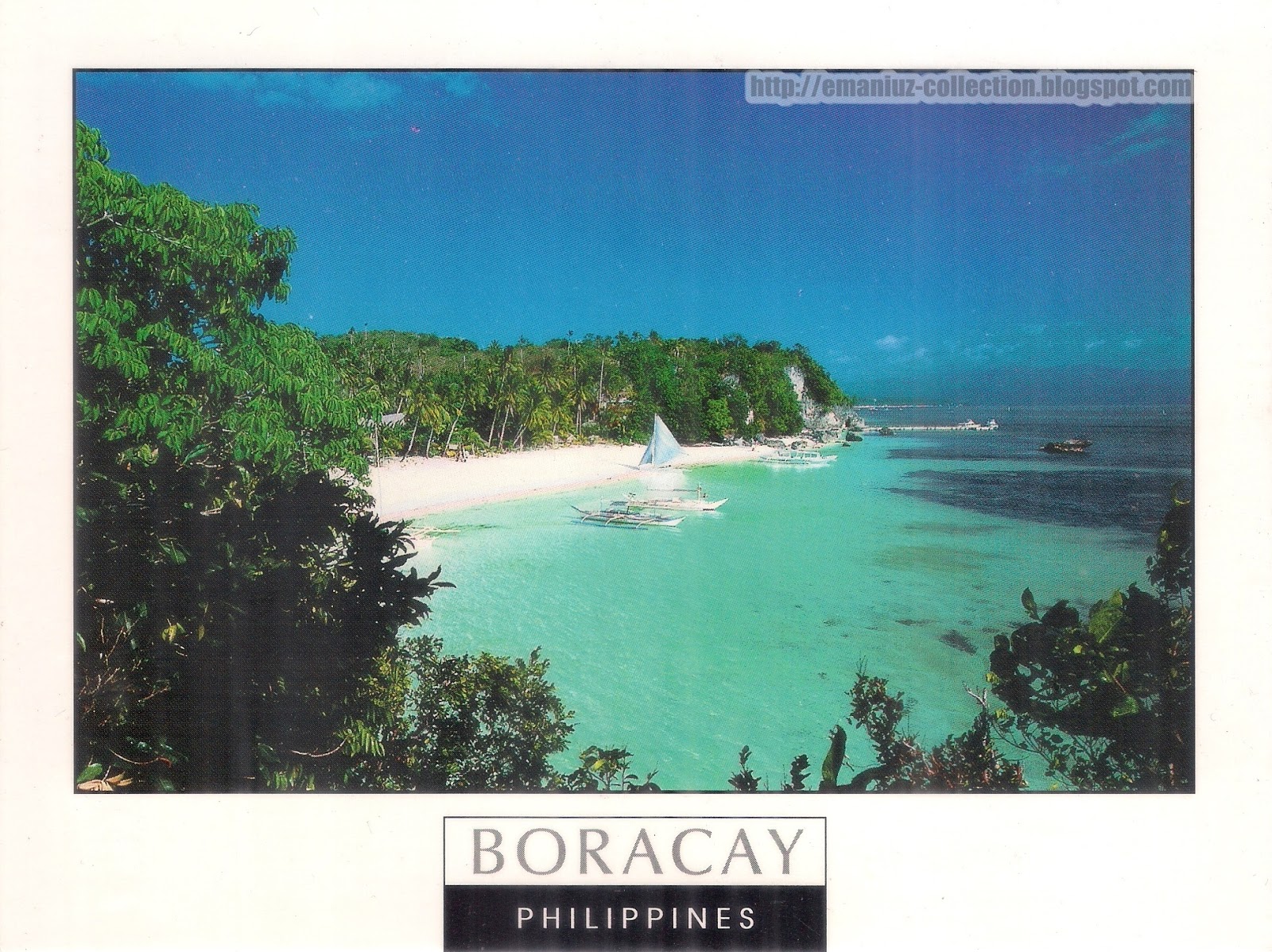 Postcard | Philippines | Boracay Island | Emaniuz Collection