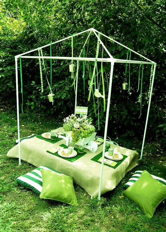 Green Garden Party with FREE Printables - Party Ideas | Party ...