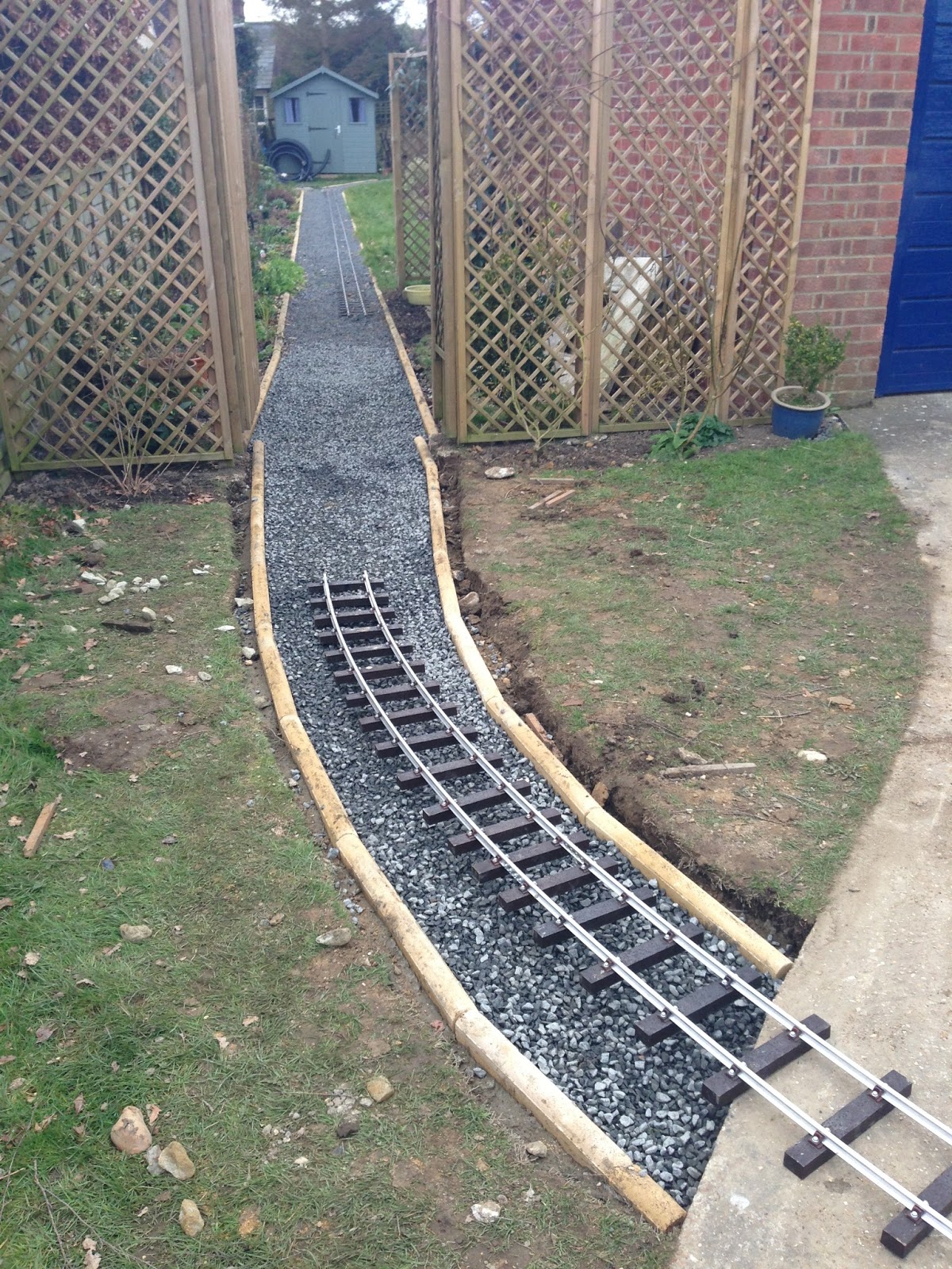 Great Woodchurch Railway: Construction
