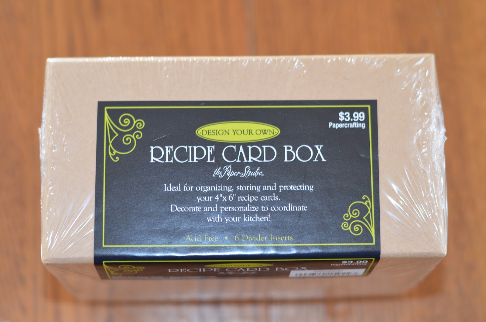 Digital Designs Scrapbooking: DIY Recipe Box