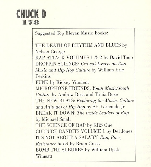 "Fight the Power (Rap, Race, and Reality)" Chuck D, 1997
