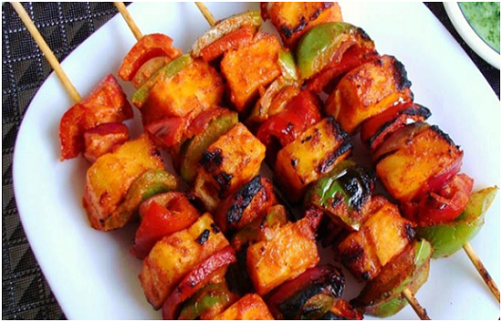 The Mealkart: Snack made with Fruit: Anari Paneer Tikka
