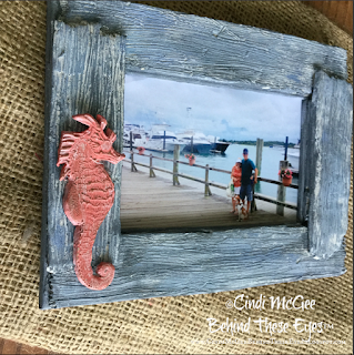 Faux Weathered Beach Wood Frame DIY Video