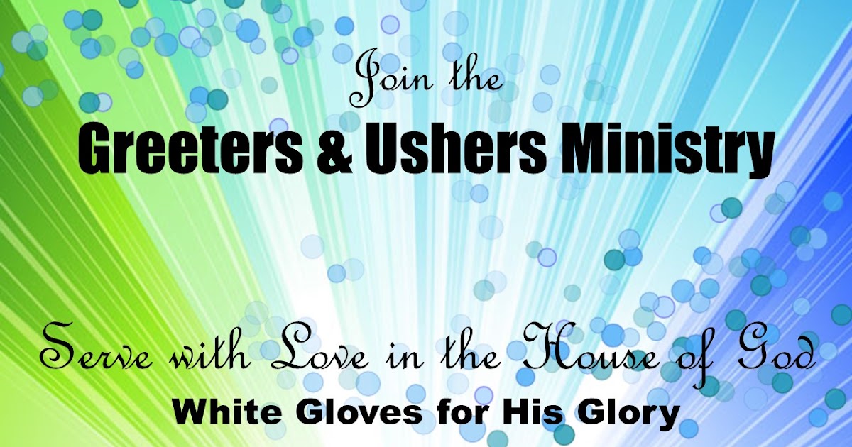 First Baptist Church: Greeters and Ushers Ministry (First Baptist ...