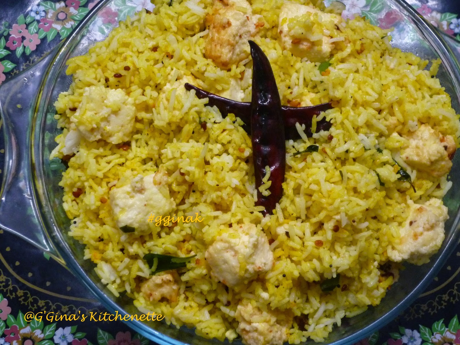 G'Gina's Kitchenette: Lemon Rice with Paneer
