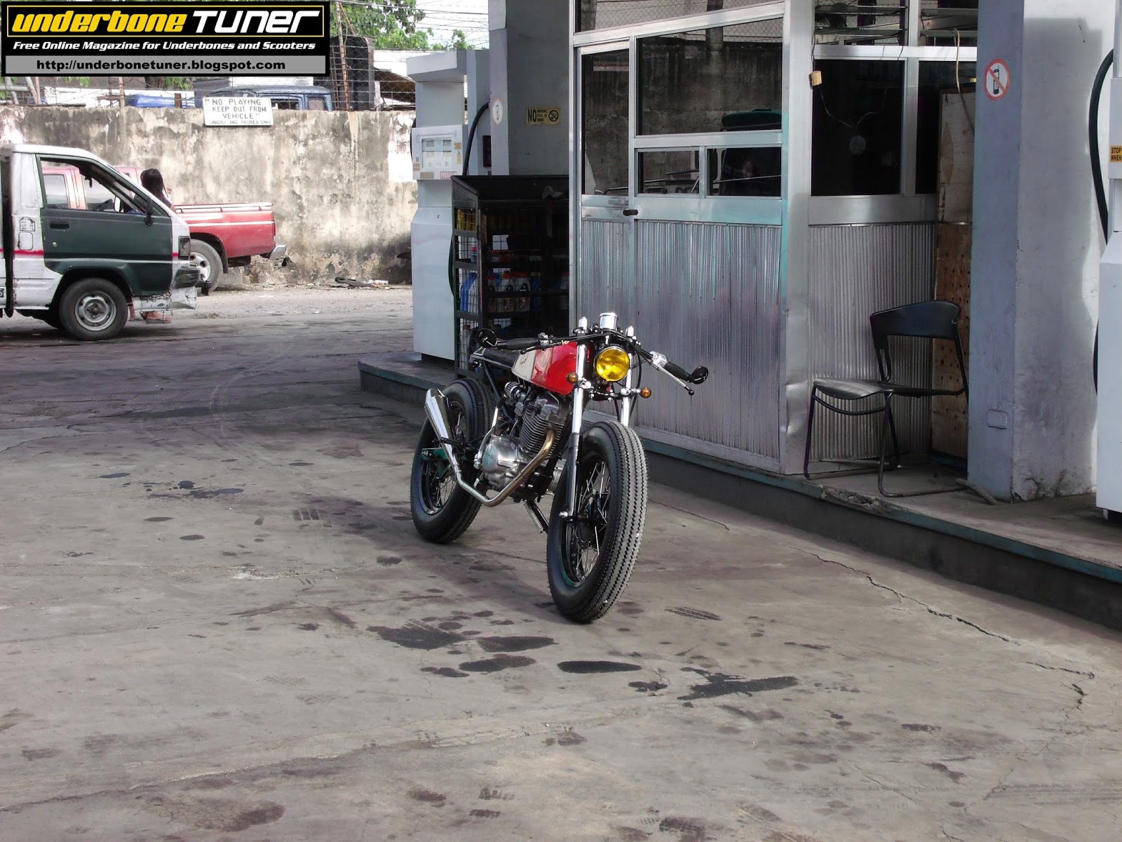 underbone tuner: Built like a Bullet: Honda TMX Cafe Racer by Revolt Cycles