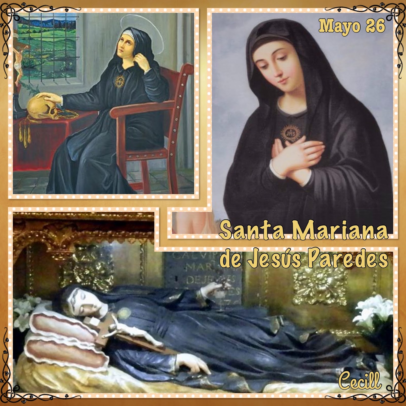 ® Santoral Católico ®: Santa Mariana de Jesús Paredes