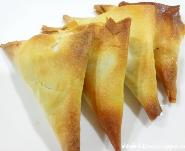 Shital's-Kitchen: Baked Samosa