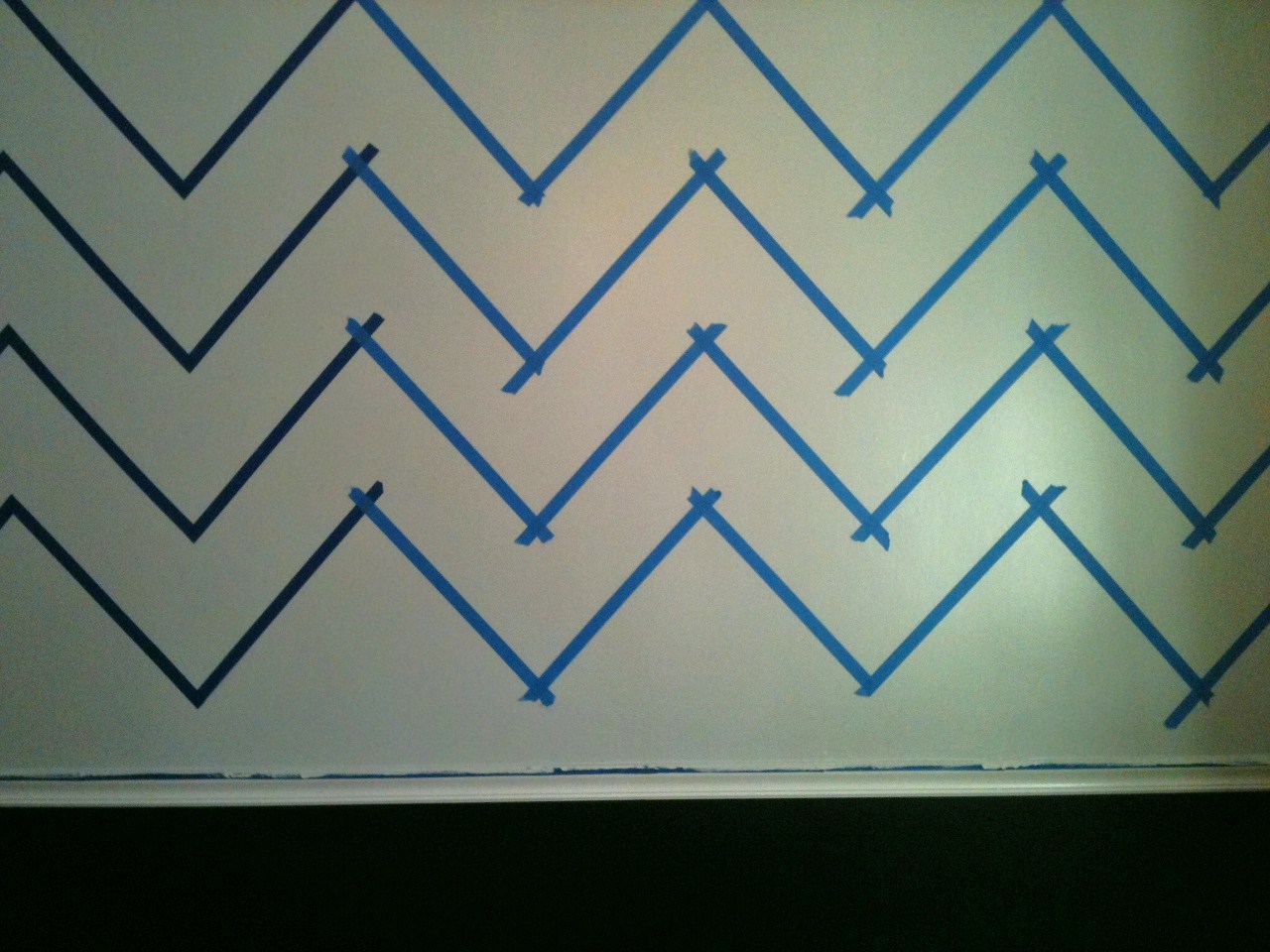 Chevron Wall Tutorial. - Pretty Real