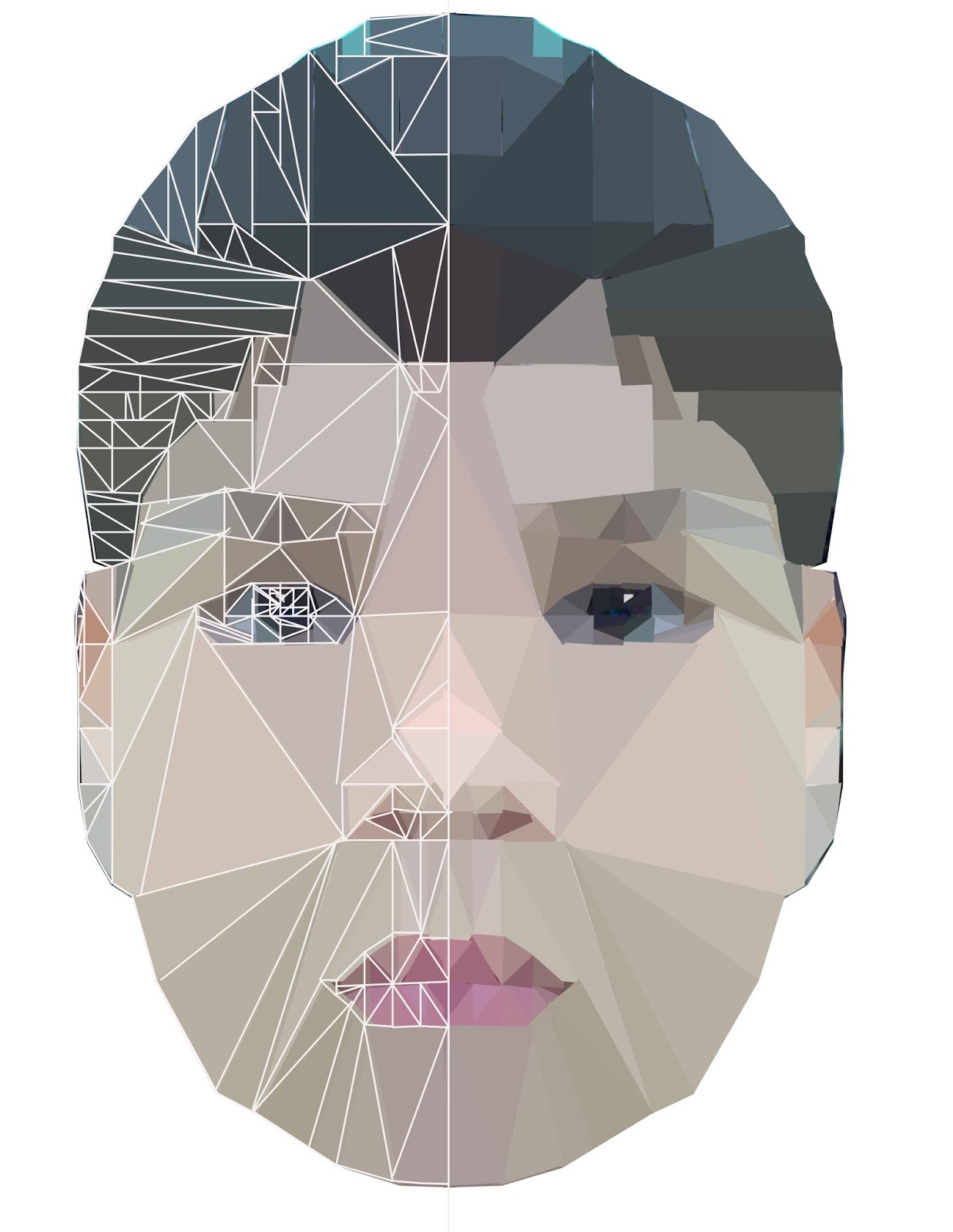 Alexander on Sundays: Geometric Portraits