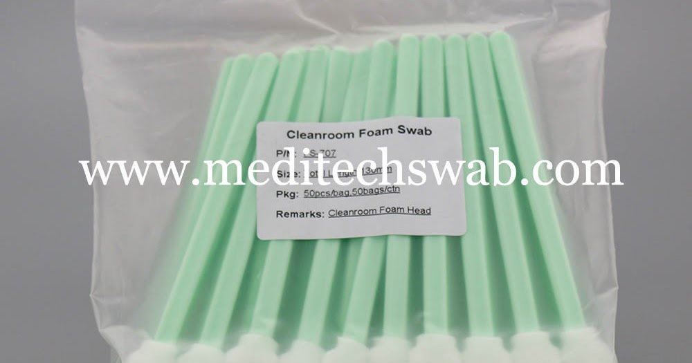 Cleanroom Foam Swabs, ESD Foam Swab, Industrial Foam Swabs - Meditech