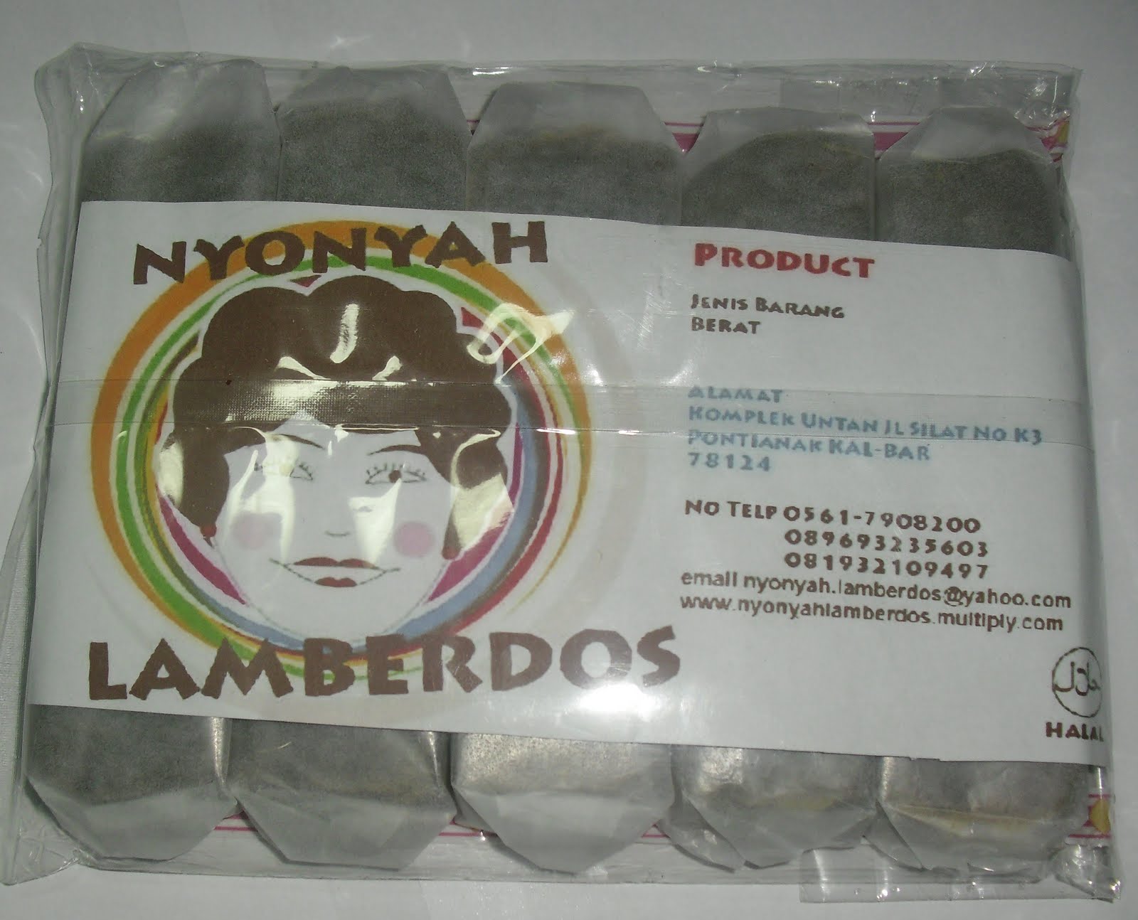 Nyonyah Lamberdos: Lempok (dodol) Durian | Oleh-oleh Khas Pontianak