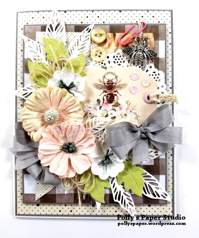 Really Reasonable Ribbon Blog: Bee Tag Greeting Card