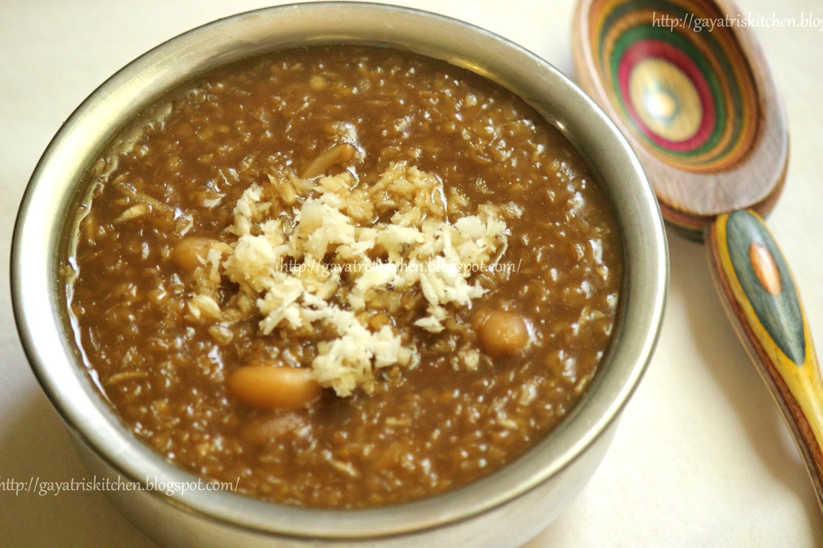 Gayatri's Kitchen: HUGGI | ಹುಗ್ಗಿ | गव्हाचि खीर | Gavhachi Kheer ...