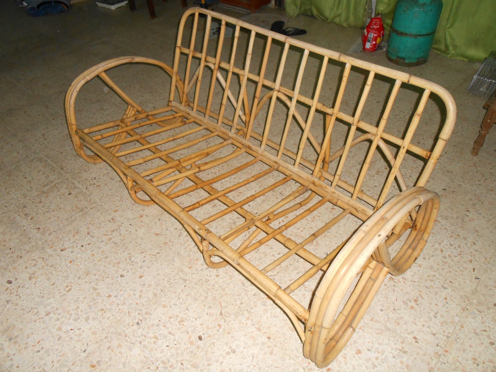 refurnish DIY rattan bamboo furniture: refurnish rattan