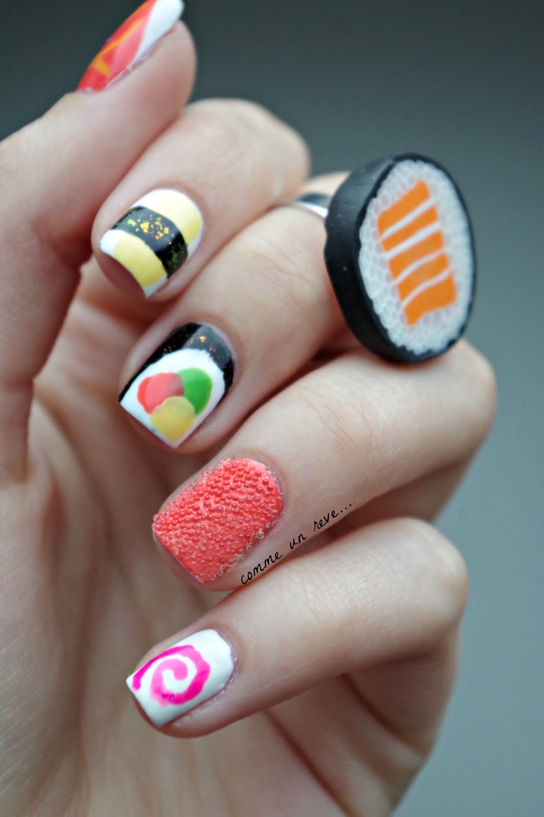 comme1reve.com: NAILSTORMING - SUSHI NAILS