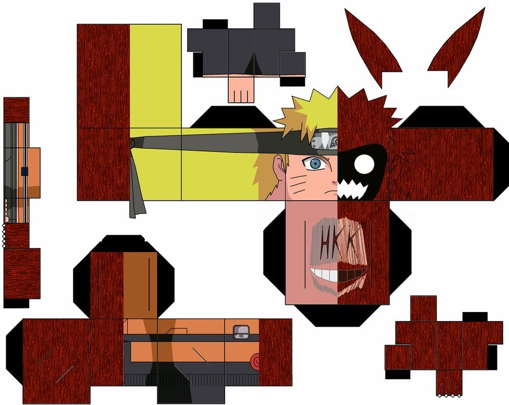 Los "Cubeecraft", Muñecos Recortables