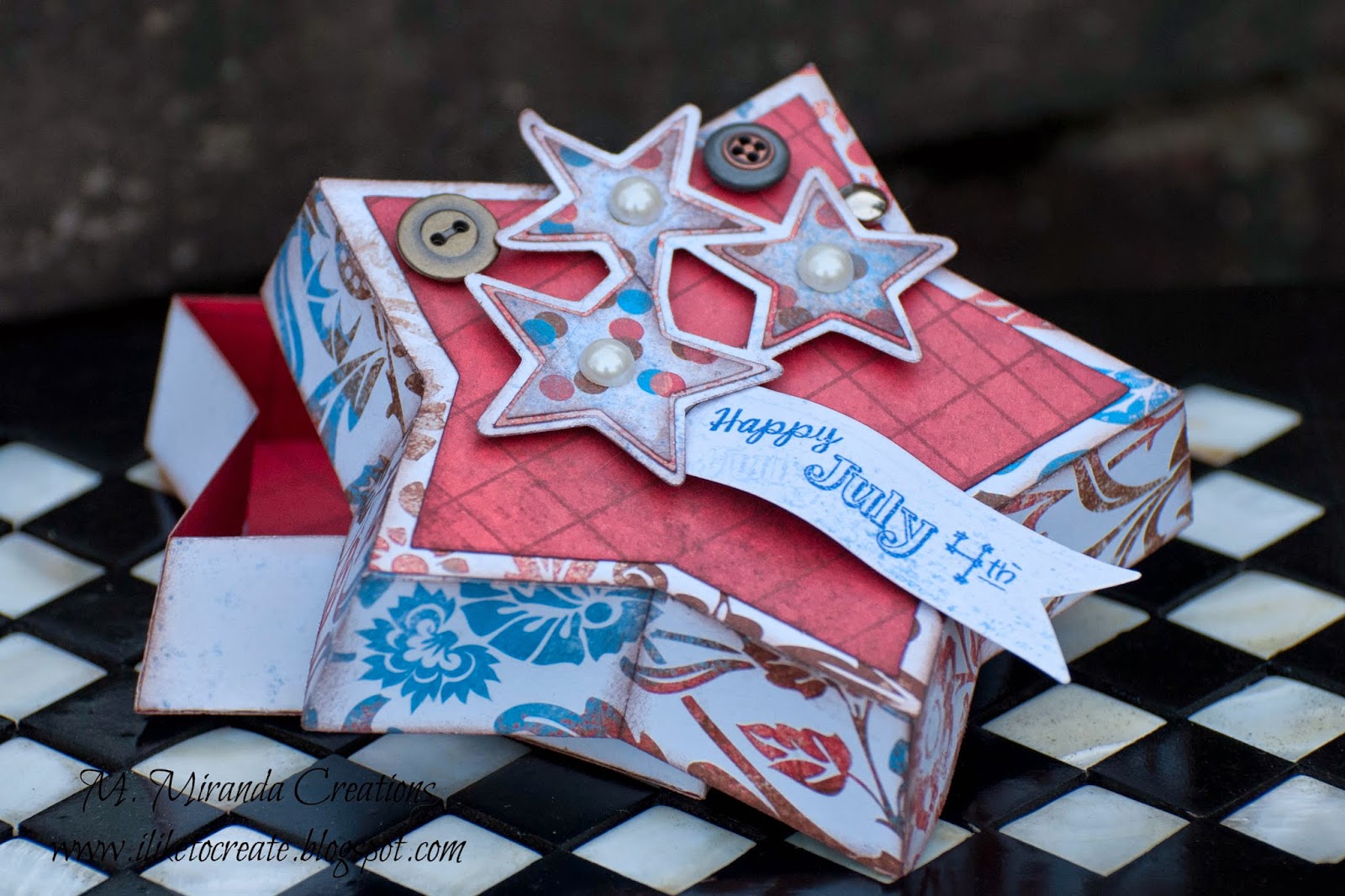 M Miranda Creations: Celebrate Freedom Gift Box