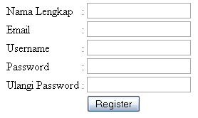Cara Membuat Simple Register System PHP MySQL