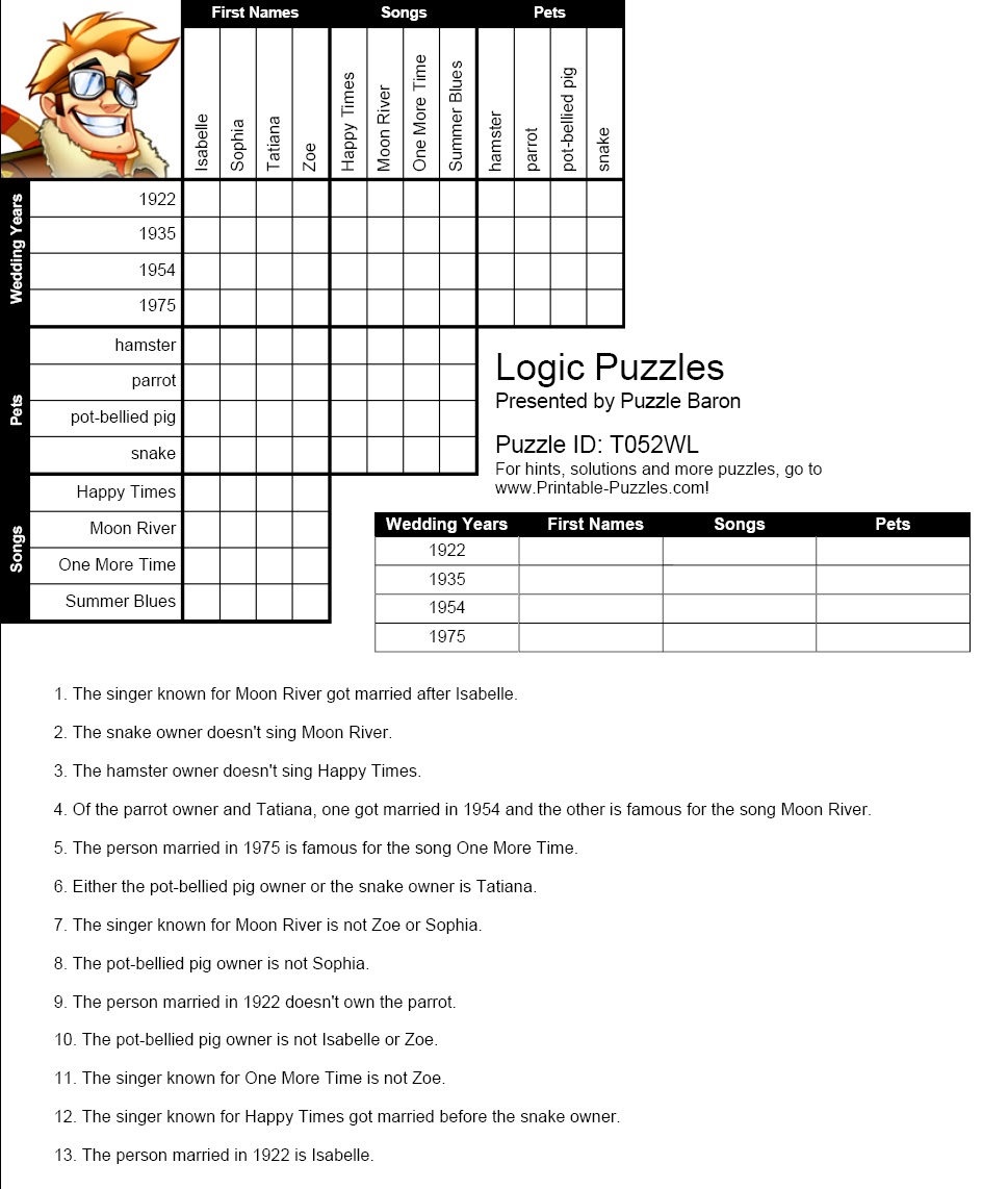IH Milan Students' blog: Logic Puzzle No.2