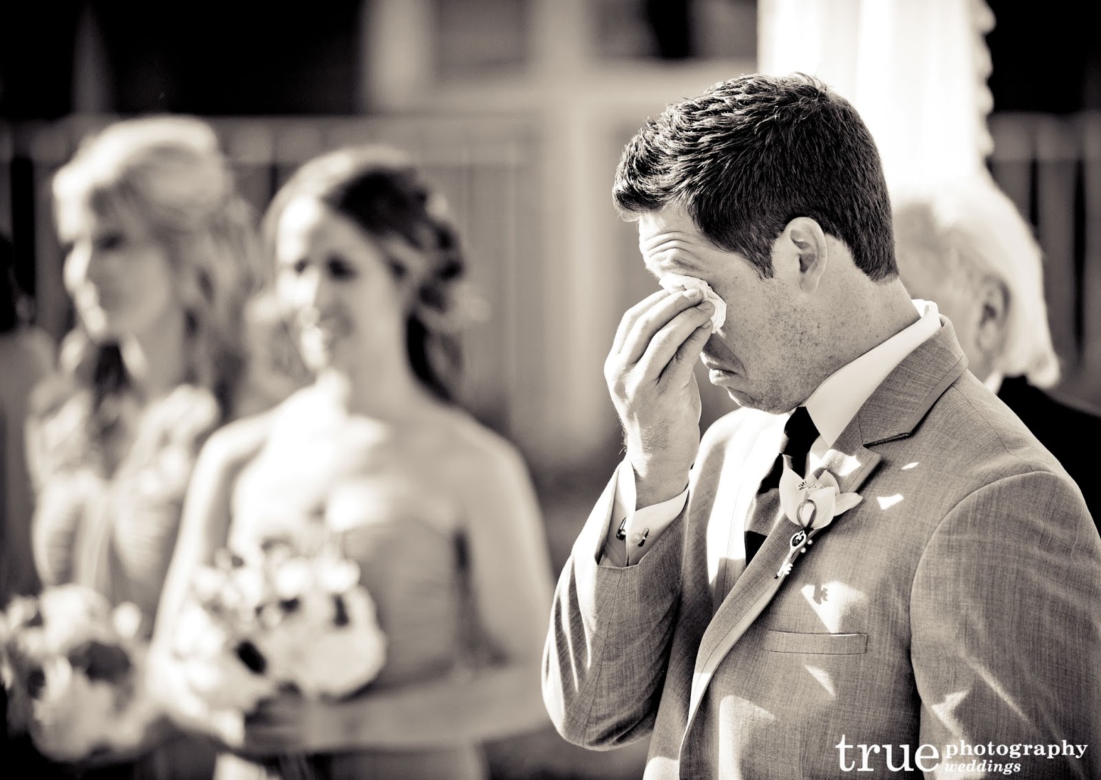 Fashion Magazine: Raw emotion as Groom sees his gorgeous Bride