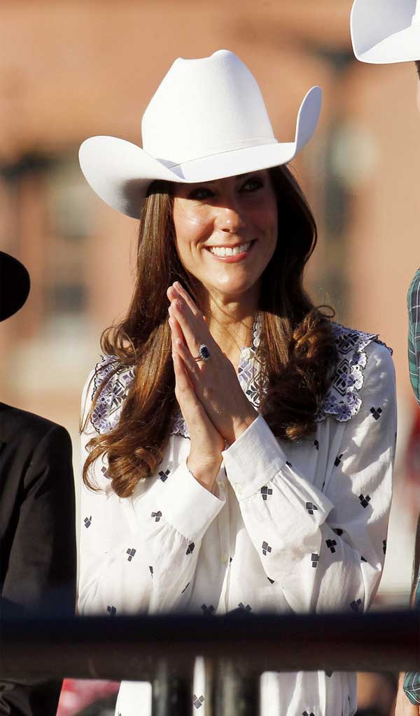 fashionjewellery: Kate Middleton Cowboy Hat