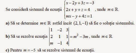 Probleme rezolvate de algebră - M2: Algebra - Sisteme de ecuații liniare