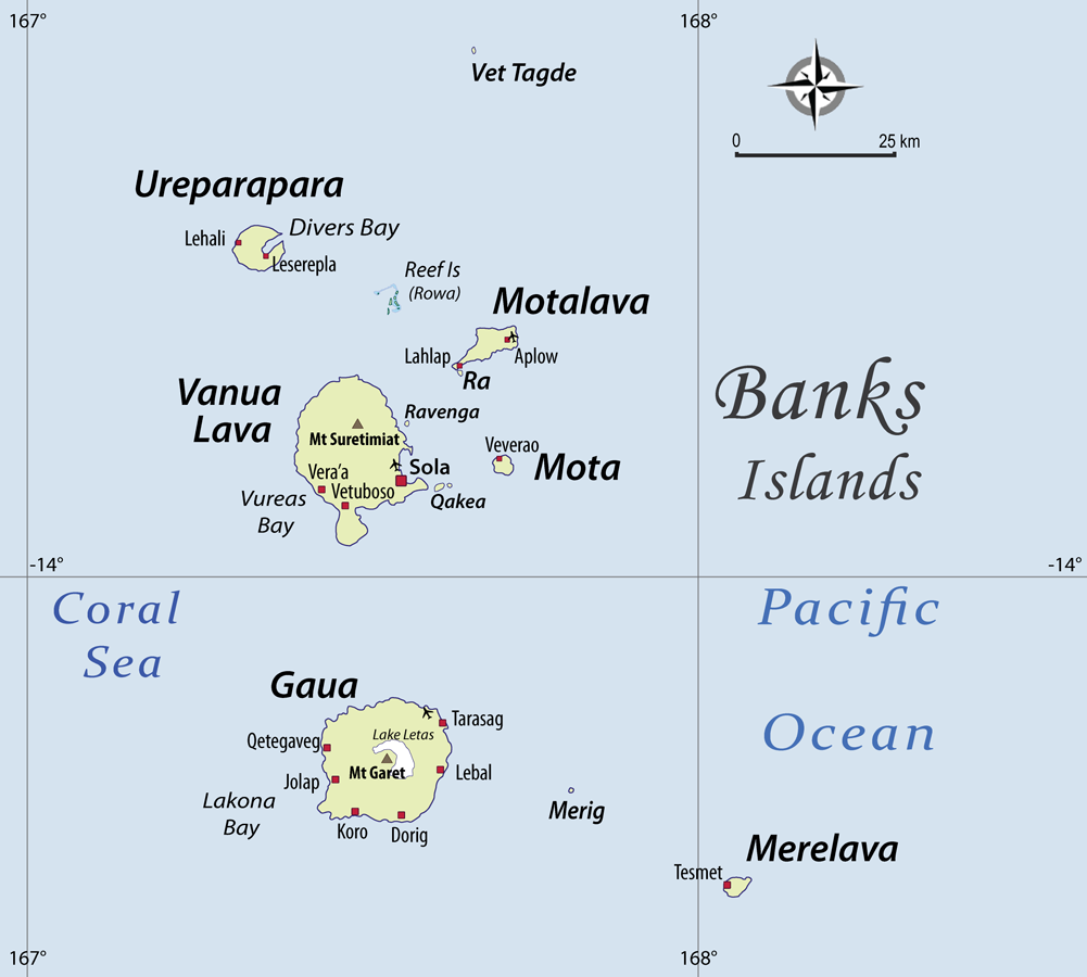 Reading the Maps: Reasons for becoming obsessed by the Banks Islands