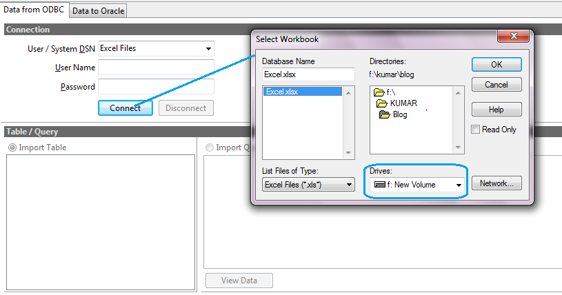 Journey With Obiee Import Data From Excel To Oracle Table Using Plsql Developer