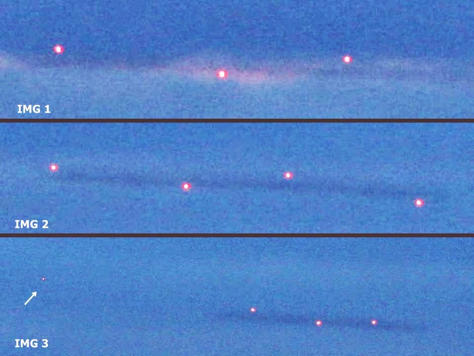 Massive cylinder shaped UFO accompanied by 4 glowing Orbs over Beach in ...