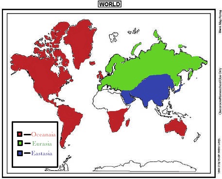 Digital MultiGenre 1984: Project #3: Setting Demonstration: Setting Map