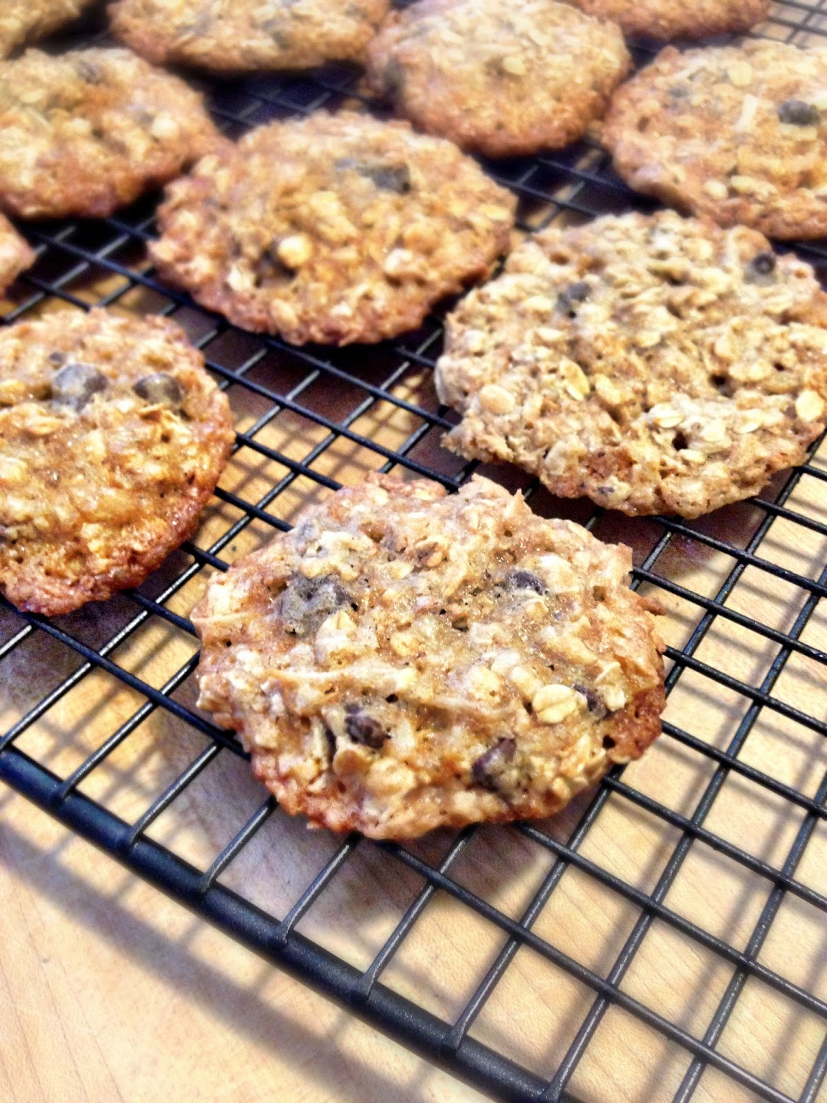 iced everything.: Coco-Loco Oatmeal Cookies!
