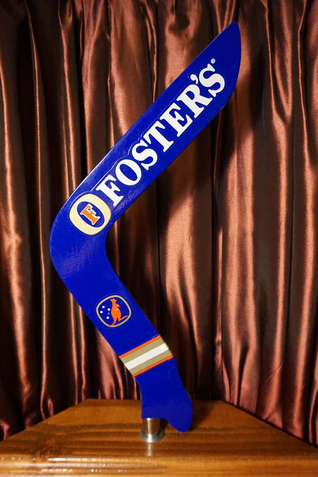 Tap Handle #532: Foster's Boomerang