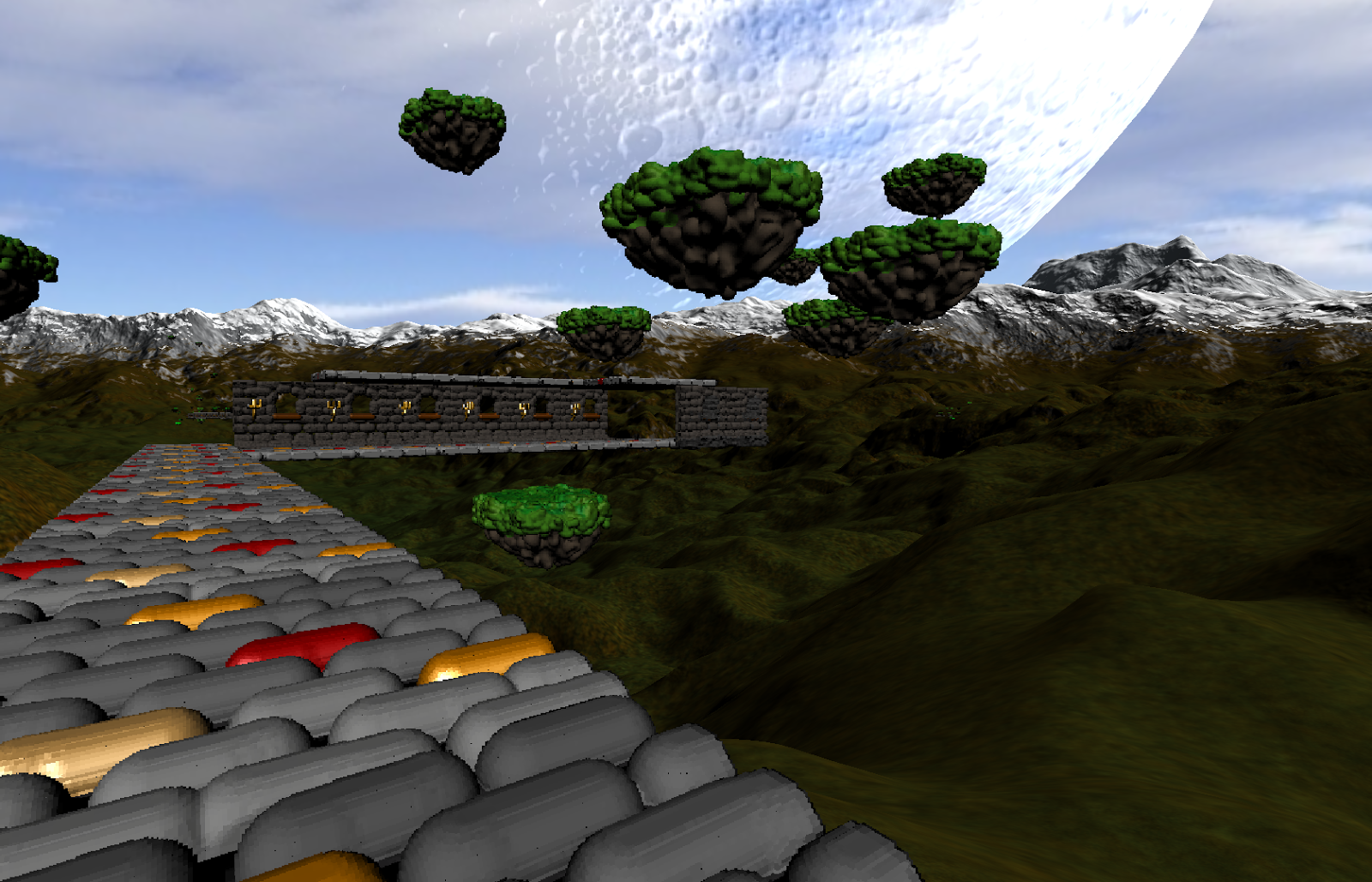 Voxel Game Engine Development Combined Voxel Polygon Rendering