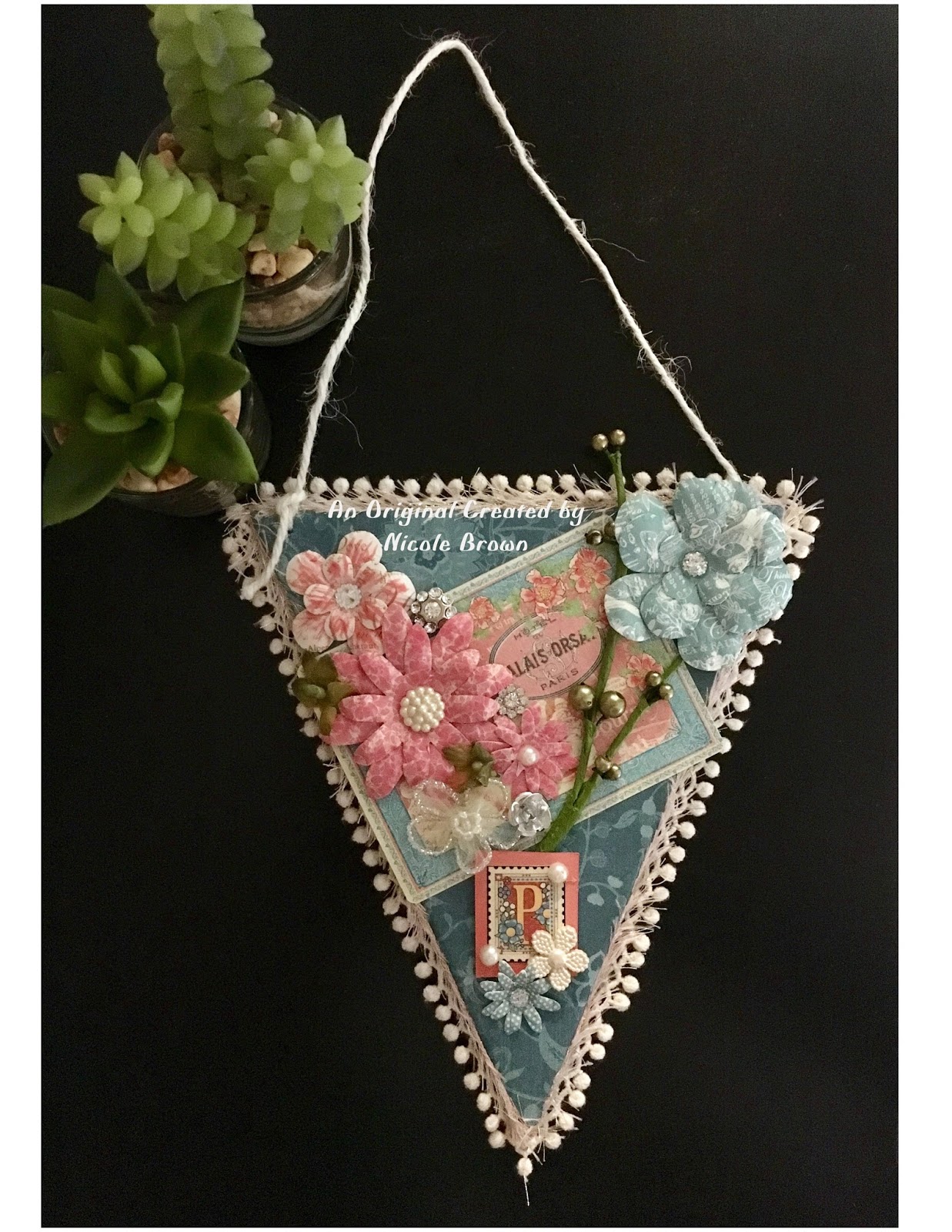 THINGS AND STUFF CRAFTS by Nicole: Graphic 45 Spring Flag