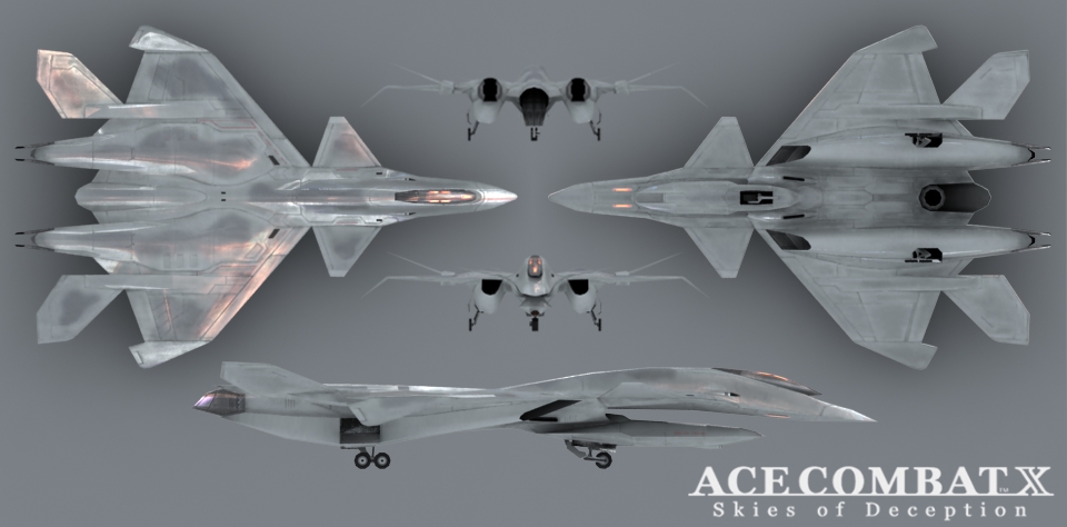 Ace Combat Model - Drawings: XFA-33 Fenrir