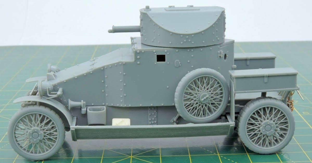 Pete's Model World : Lanchester Armoured Car Built!