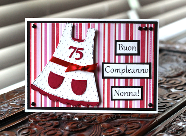 Handmade 75th Birthday Card Toronto Teacher Mom handmade-75th-birthday-card-toronto-teacher-mom