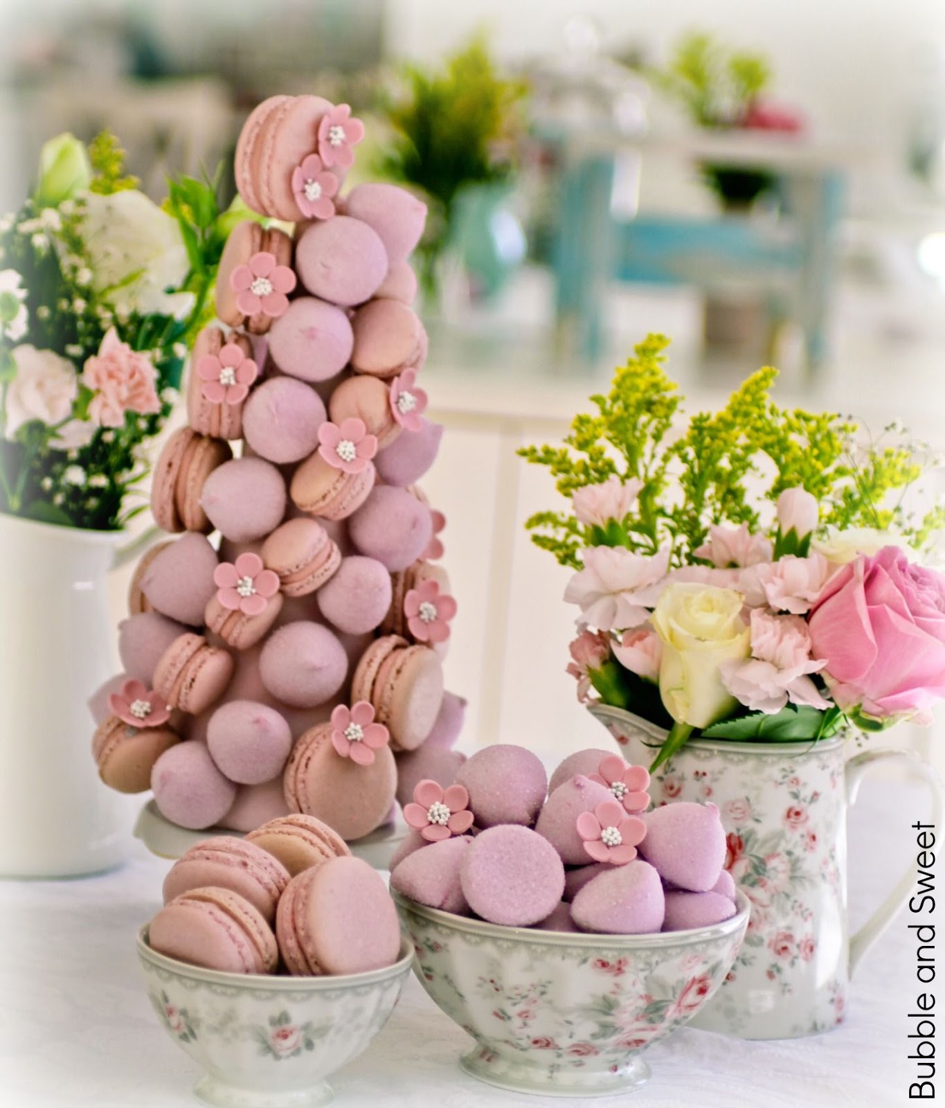 Pink Macaron Tower