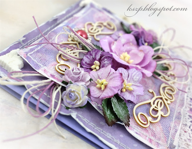 Wild Orchid Crafts: Violet card