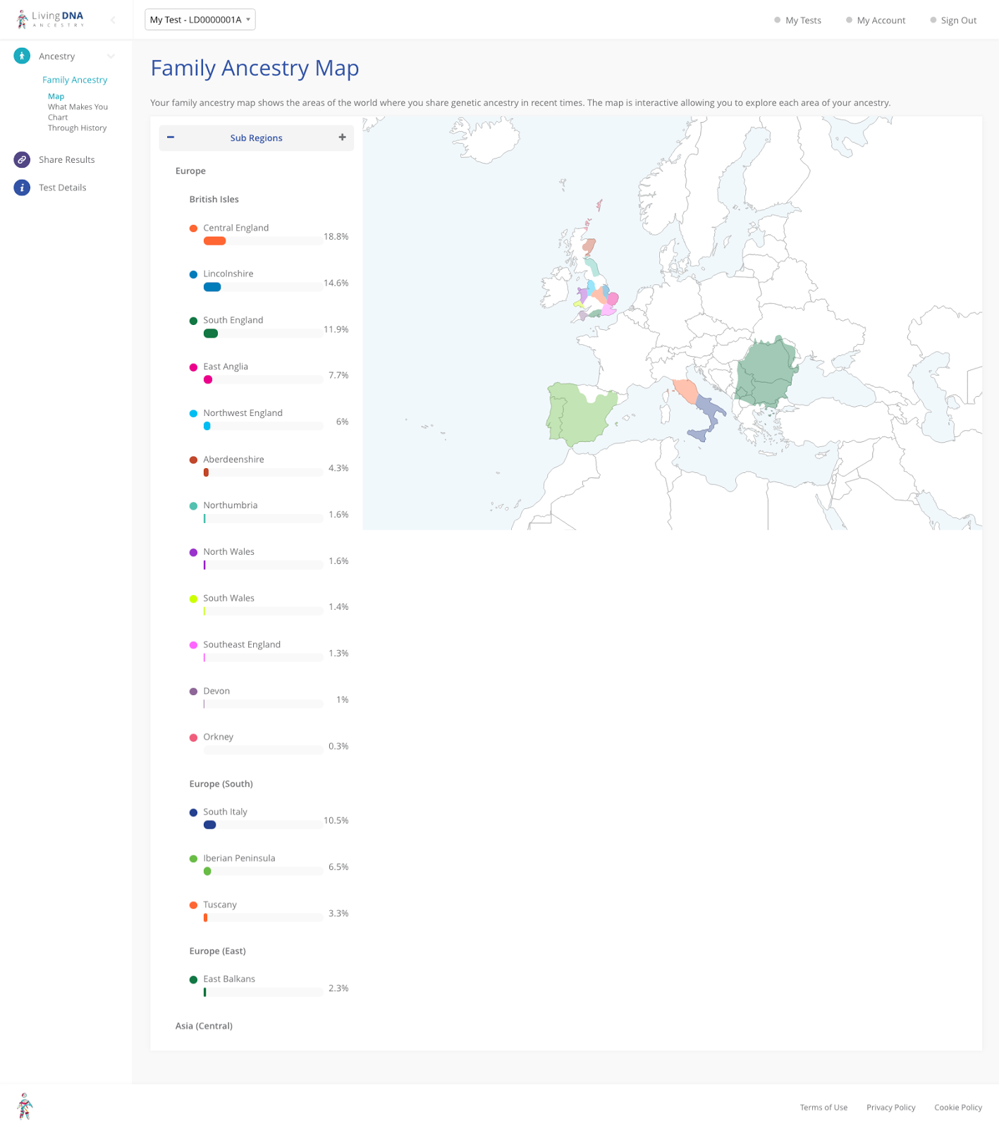 Cruwys news: Living DNA – a new genetic ancestry test providing ...